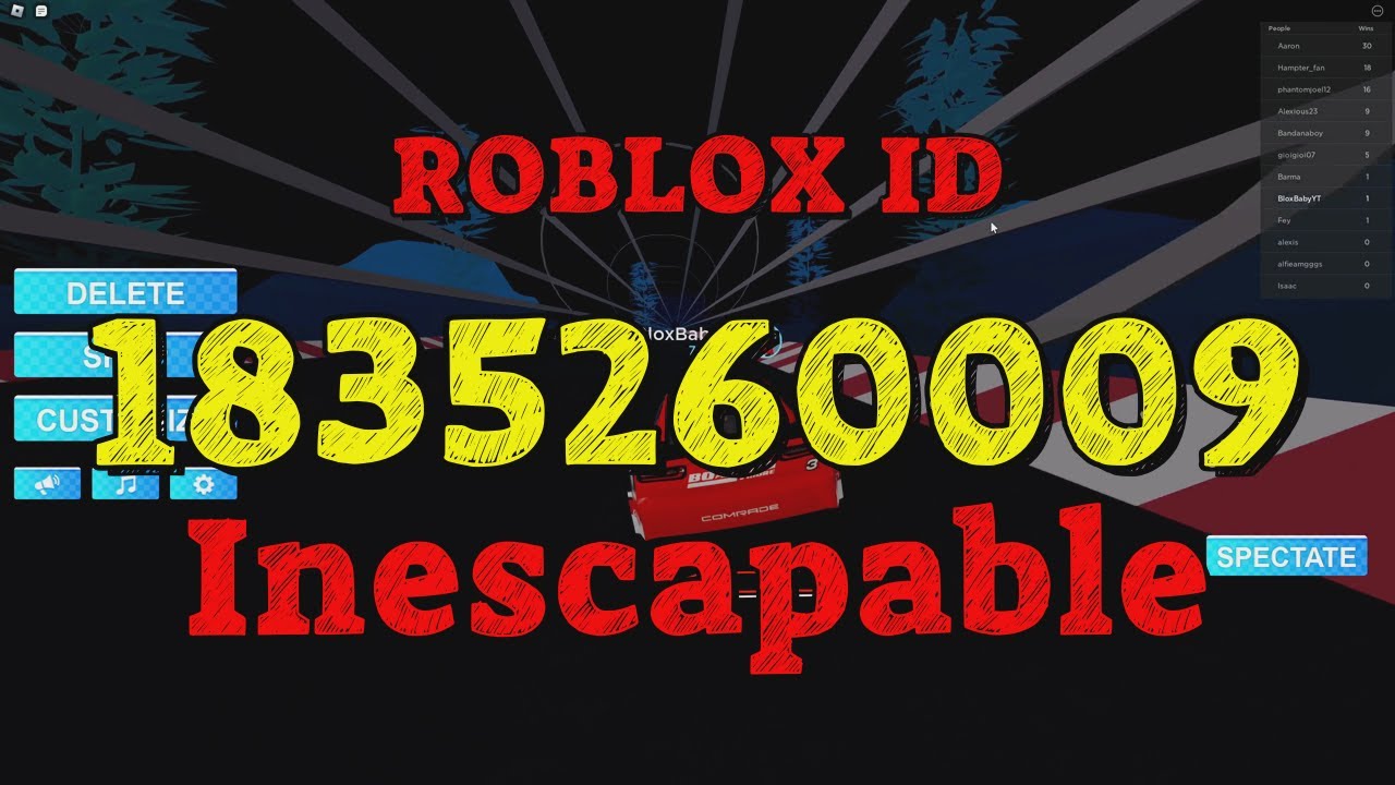 INESCAPABLE Roblox Song Codes - YouTube