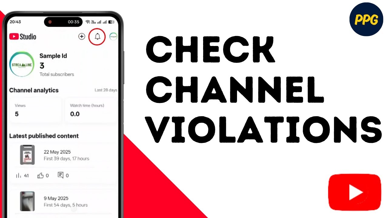 How To Check For Violations Or Strikes On YouTube Channel ? - YouTube