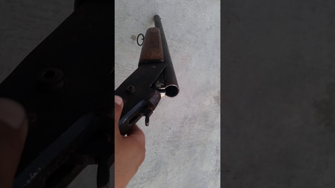 homemade 12 gage shotgun - YouTube