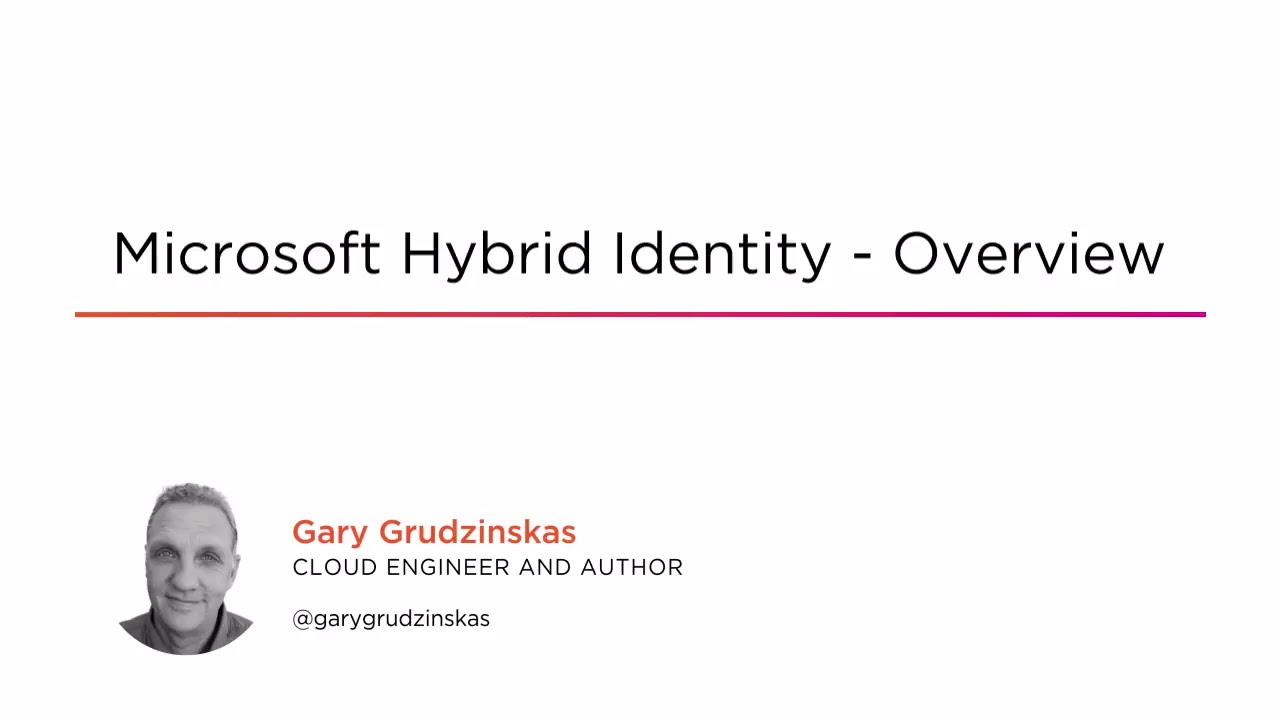 Course Preview: Microsoft Hybrid Identity - Overview - YouTube