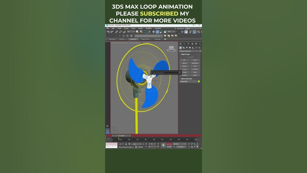 3ds Max Loop Animation - YouTube
