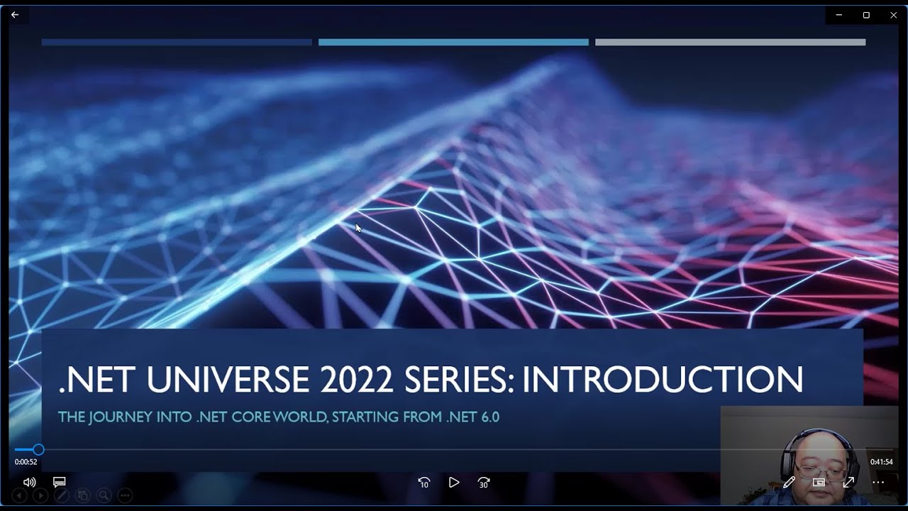 Dotnet Universe 2022 video series introduction - YouTube