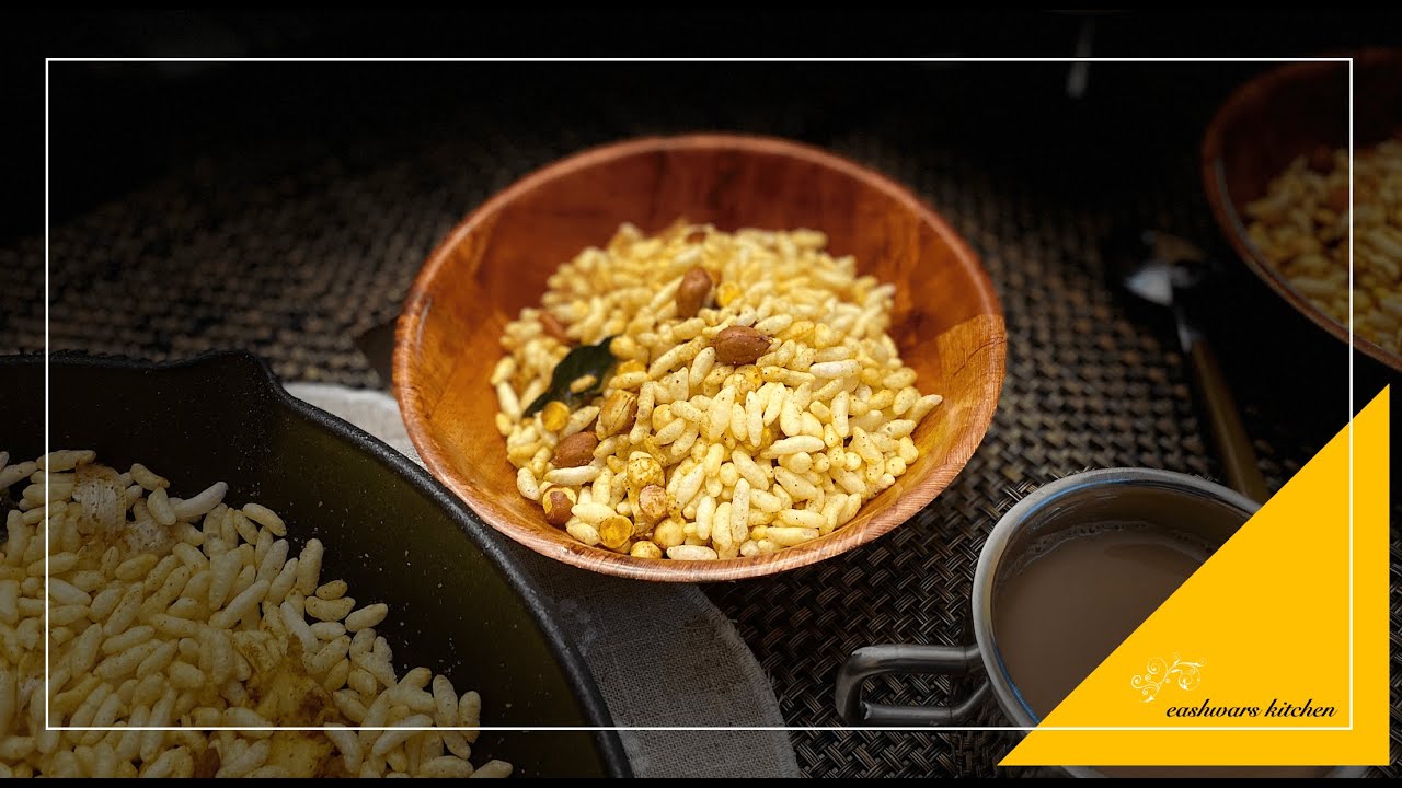 How to make Murmura Namkeen - Salted Puffed Rice ! Crispy Snack for the ...