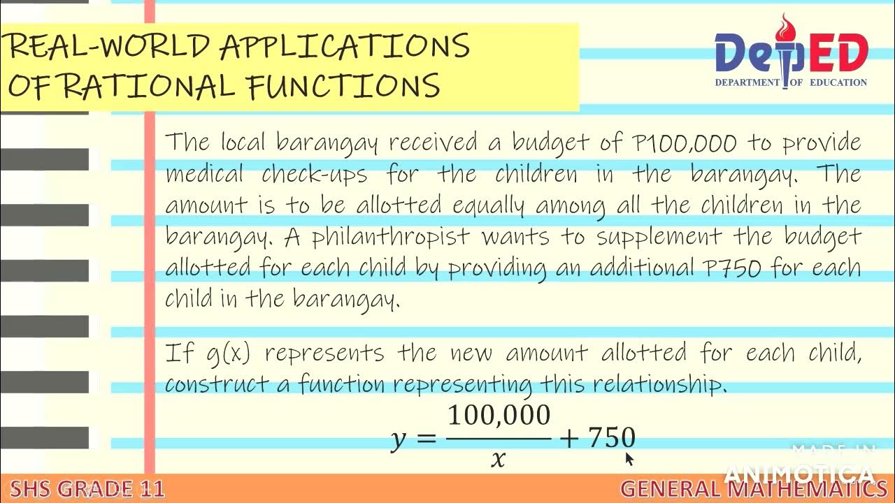 GRADE 11 Module 4 Representing Real Life Situations Using Rational ...