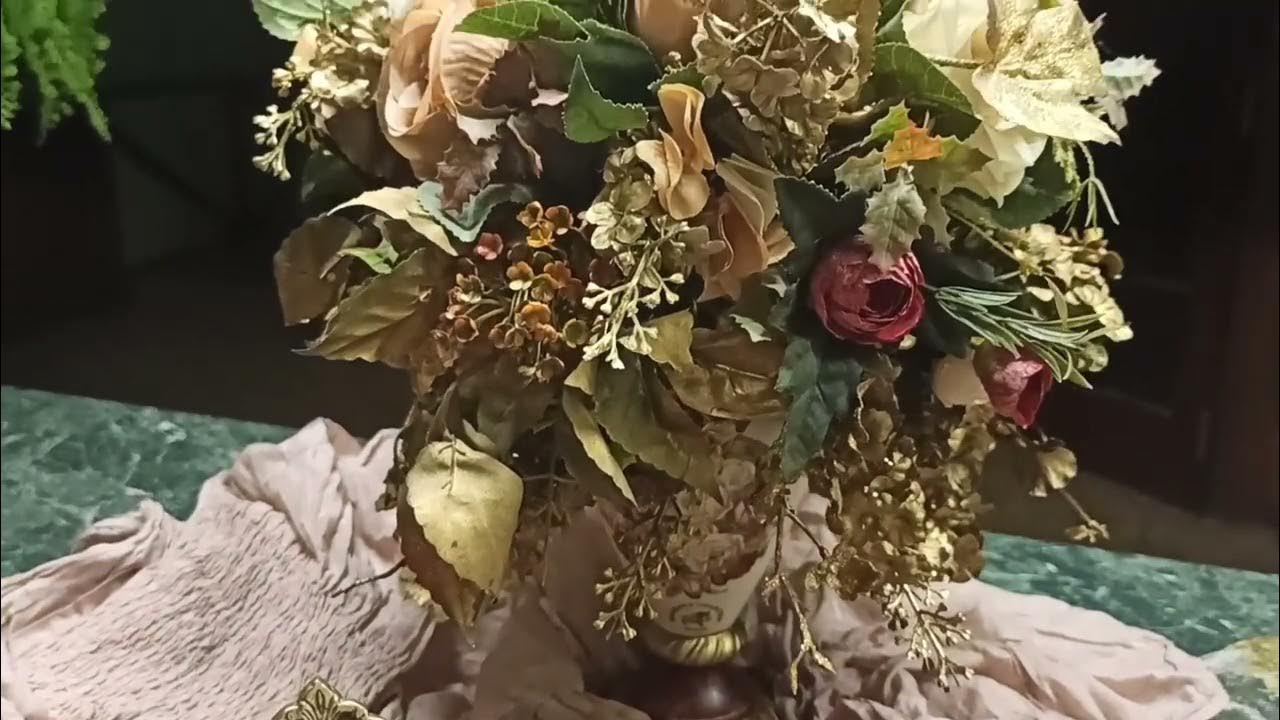 Цветы в интерьере.Винтаж.Маленькие букетики. - YouTube