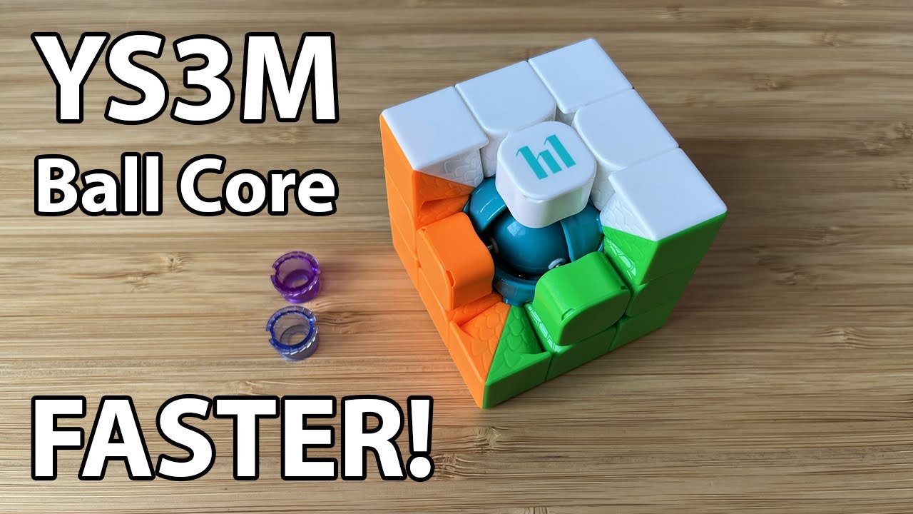 Moyu Huameng YS3M Ball Core review, auto alignment, mod - YouTube