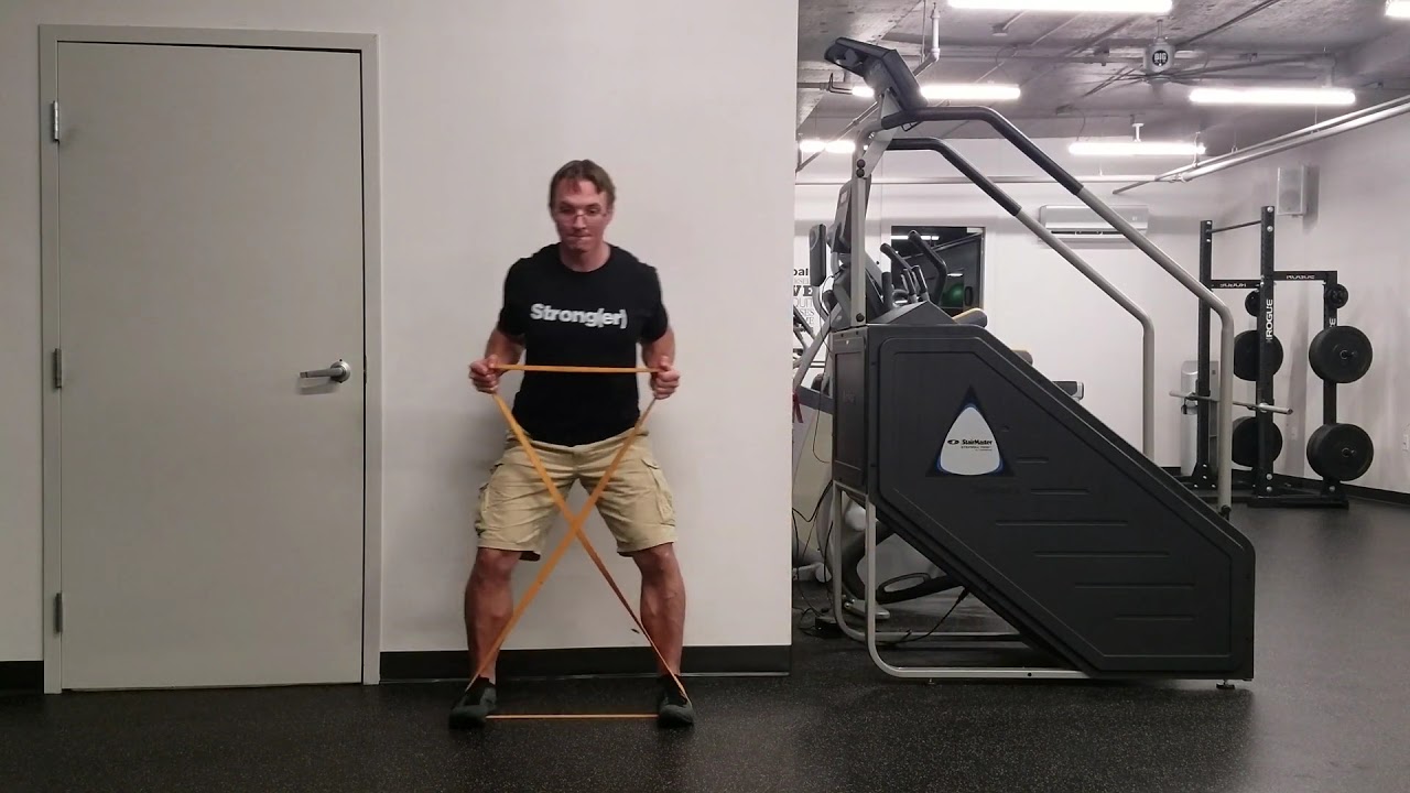 X Band Walk Exercise