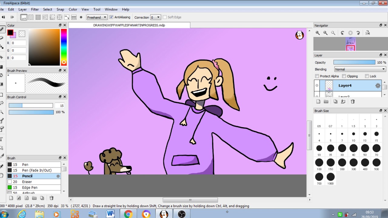 drawingwiffwaffles complete fanart : ) - YouTube
