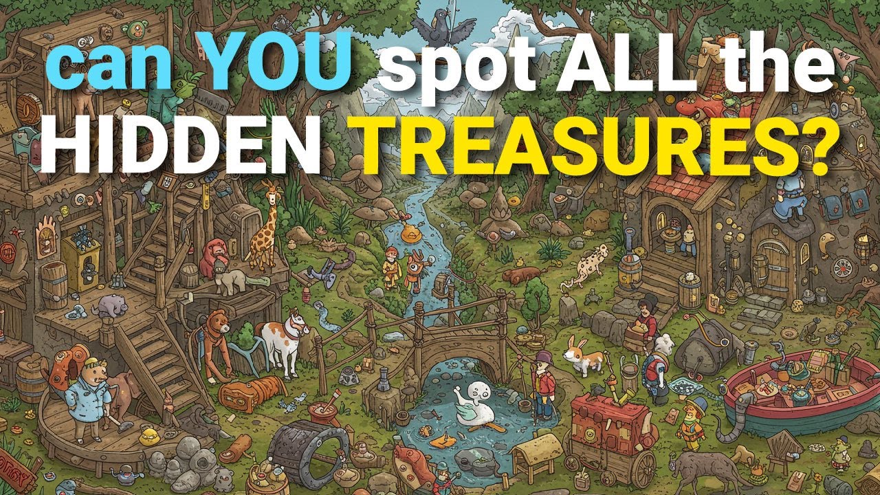 can you spot all the hidden treasures? 10:20AM - YouTube