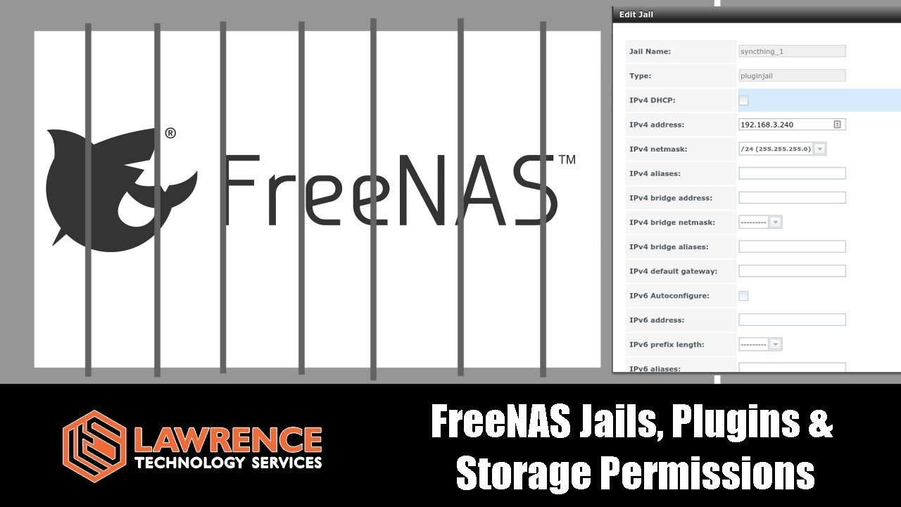 Freenas Jails Plugins And Storage Permissions Explained Youtube