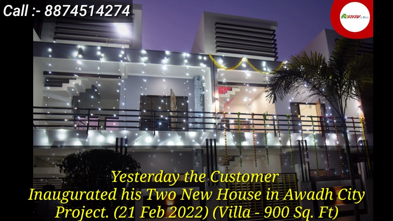 Luxurious Villa Awadh City Project || All Villa Size Available ...