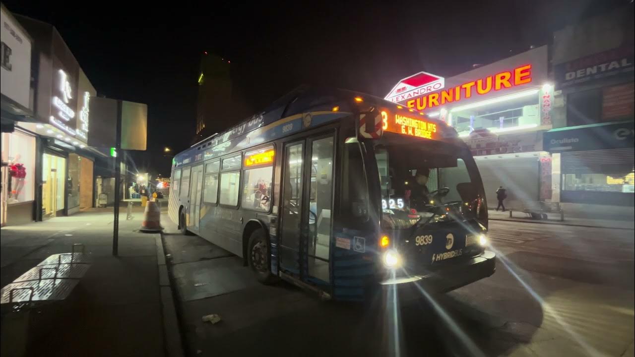 4K 2025: MTA NYC Bus 2021 Novabus LFS Hybrid #9839 On The Bx3 - YouTube