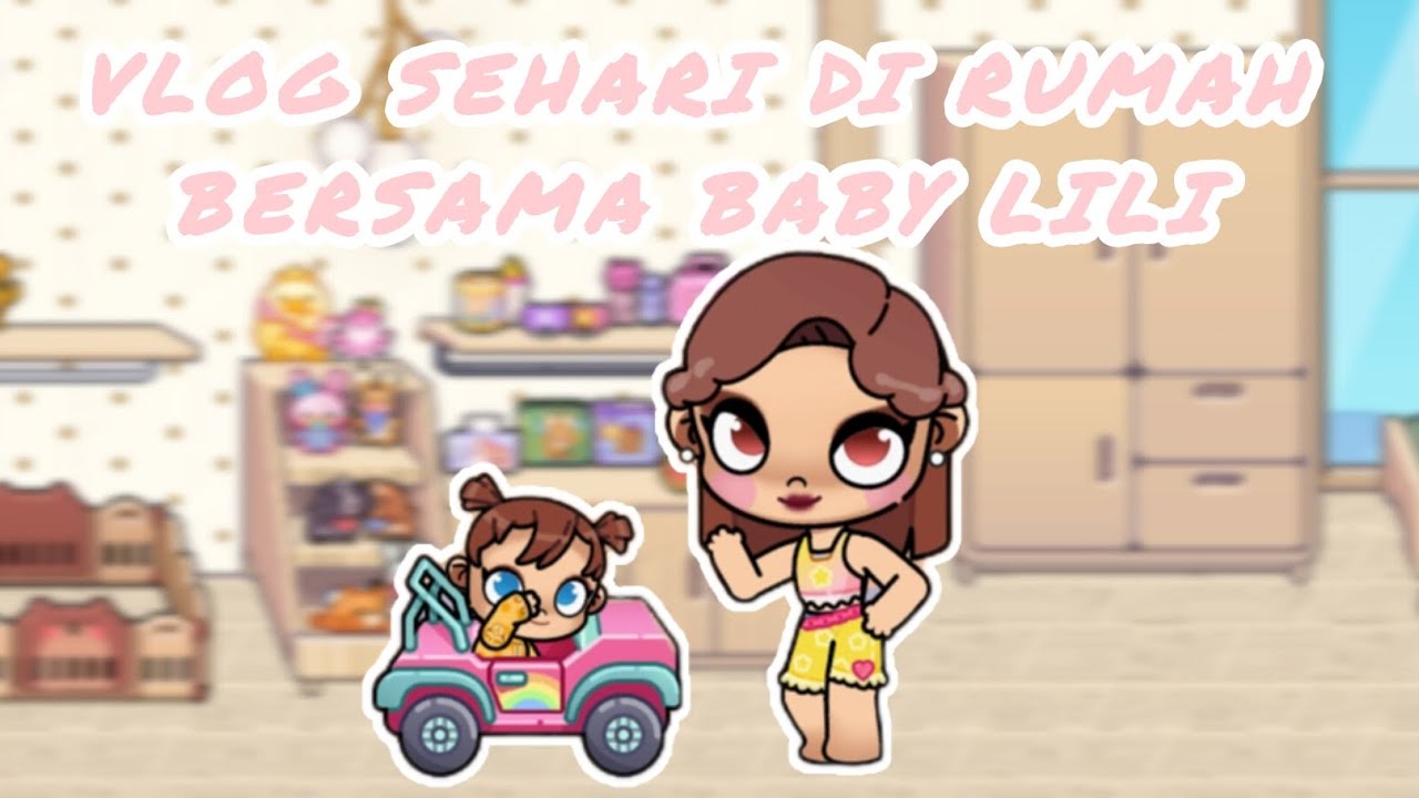 vlog seharian di rumah bersama baby Lili - YouTube