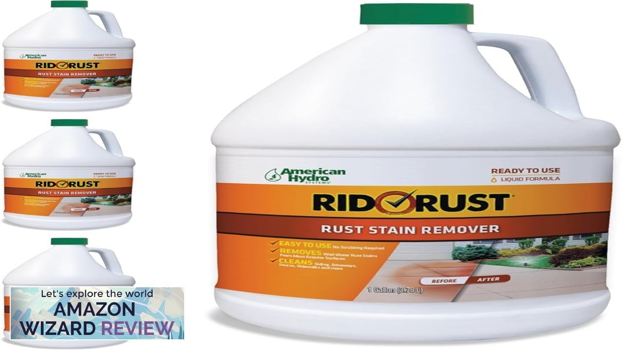 American Hydro Systems 2662 Rid O' Rust Liquid Rust Stain Remover 1 ...