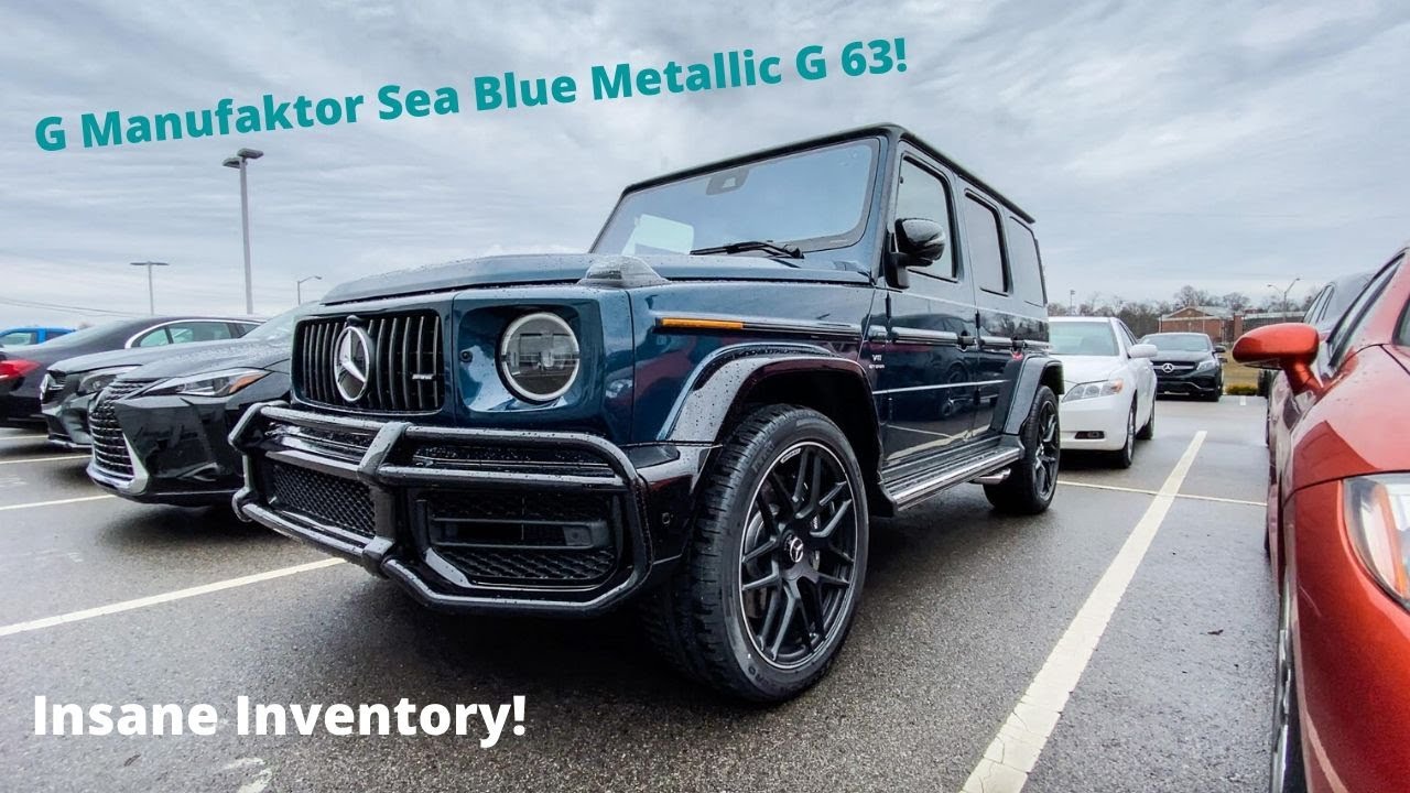 2020 G Manufaktor Sea Blue Metallic G 63 + Insane new inventory update ...