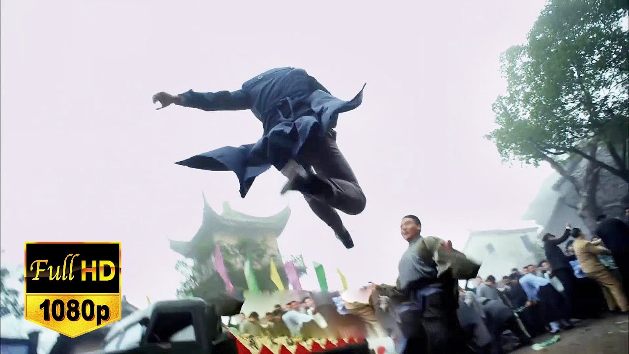 Japanese samurai bully people, Kung Fu boy flies out to defeat him.💖# ...