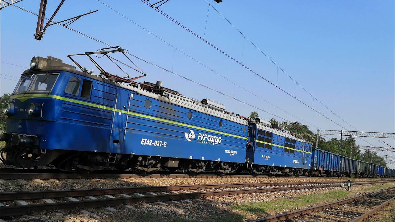 ET42-037 PKP Cargo w kierunku Bierawy 07.2021 Dziergowice - YouTube