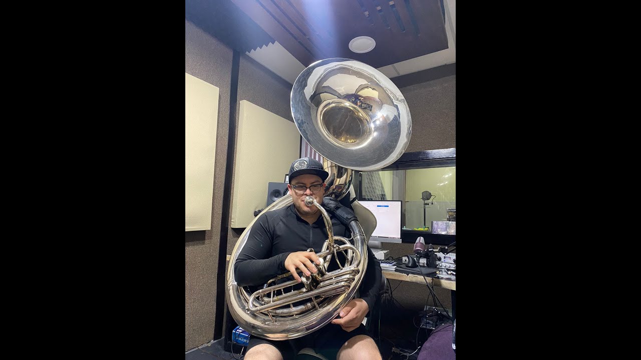 GRABANDO TUBA DE BANDA - YouTube