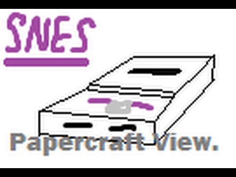 Papercraft Collection - SNES - YouTube
