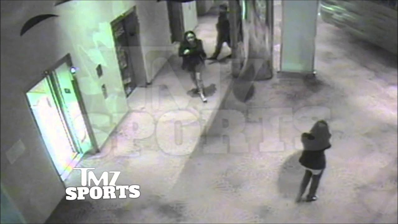 Ray Rice punches fiance in elevator full video + Goodell - YouTube