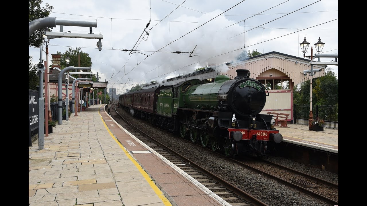 LNER Thompson Class B1 61306 'Mayflower' passing Hanwell - YouTube