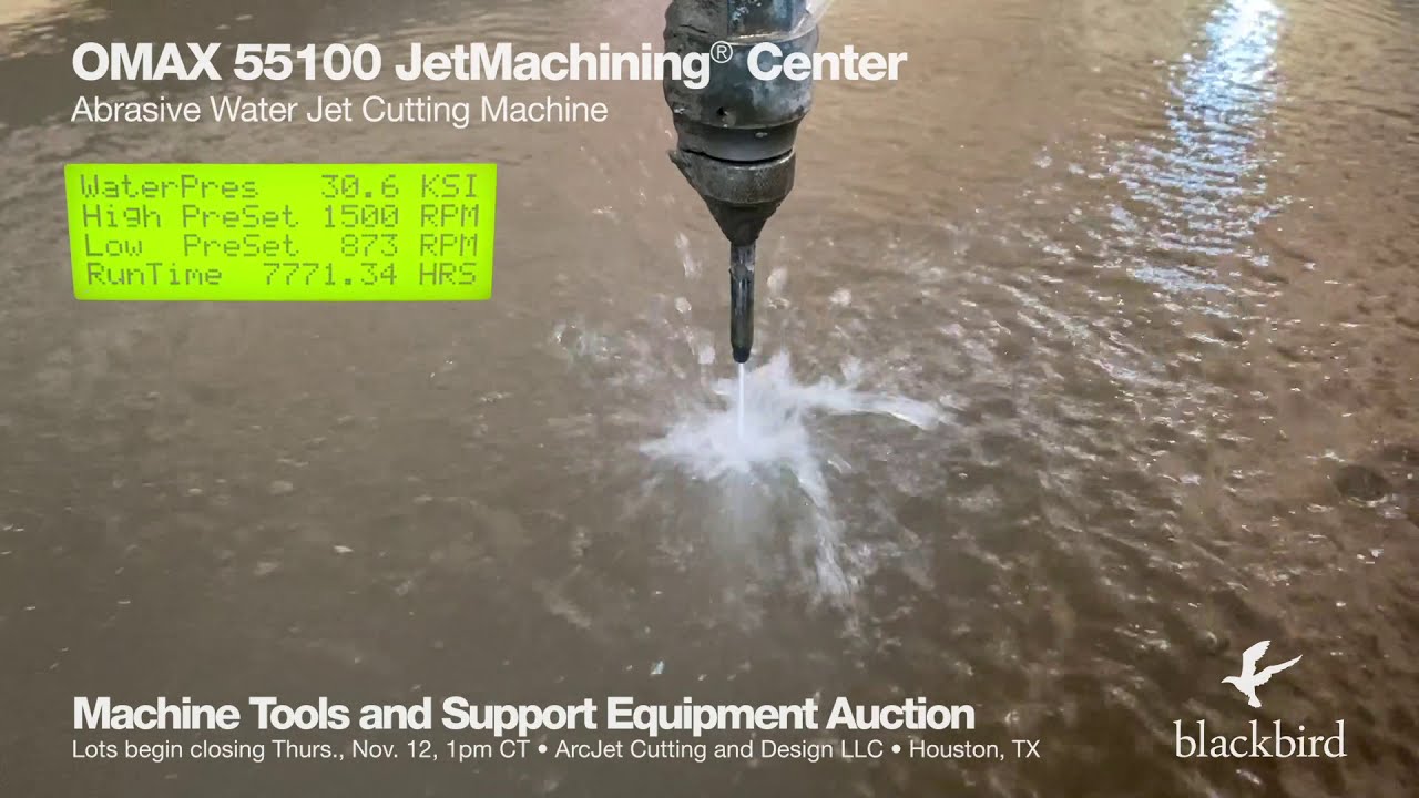 OMAX 55100 JetMachining® Center - YouTube