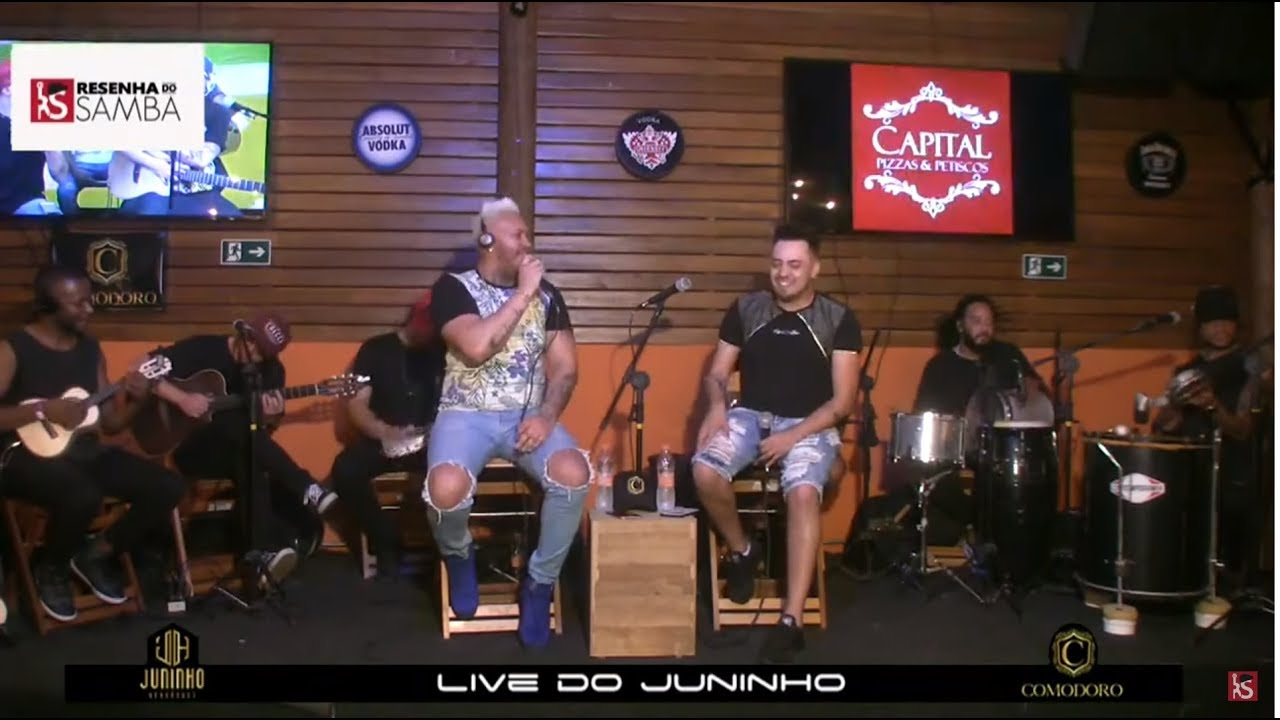 Sandrinho ÉD+ E Juninho Hernandez - Pagode de Mesa Ao Vivo Sucessos (Live) 2019 - YouTube