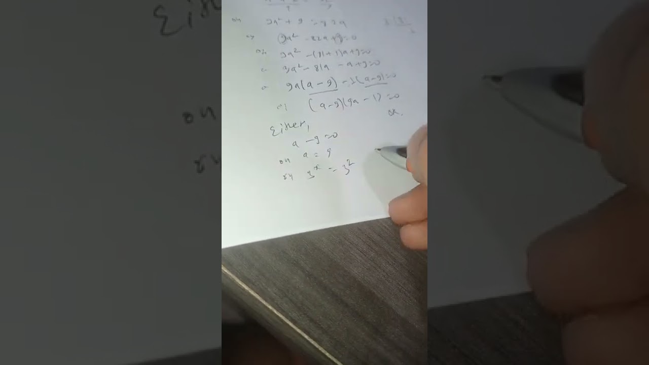Solve 3 2x 1 3 x 82 9 YouTube Solve 3 2x 1 3 x 82 9 YouTube