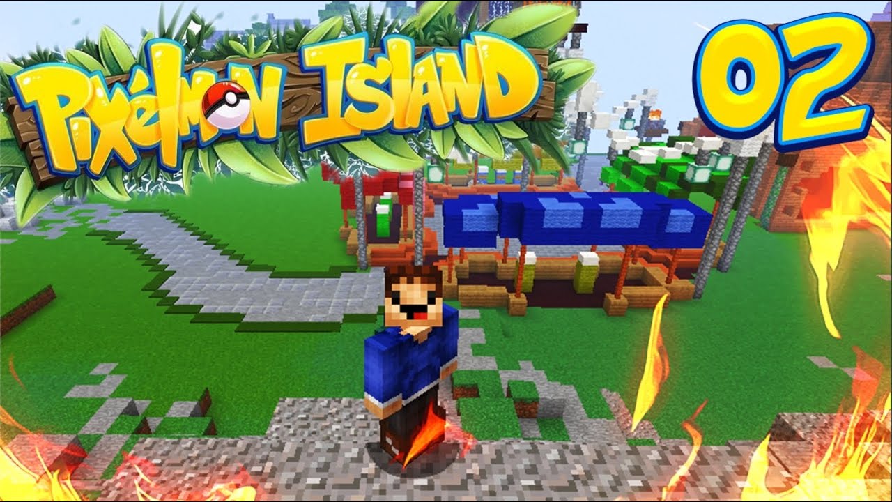 BATTLING LEGENDARY BOSSES! PIXELMON ISLAND SMP #2 - YouTube