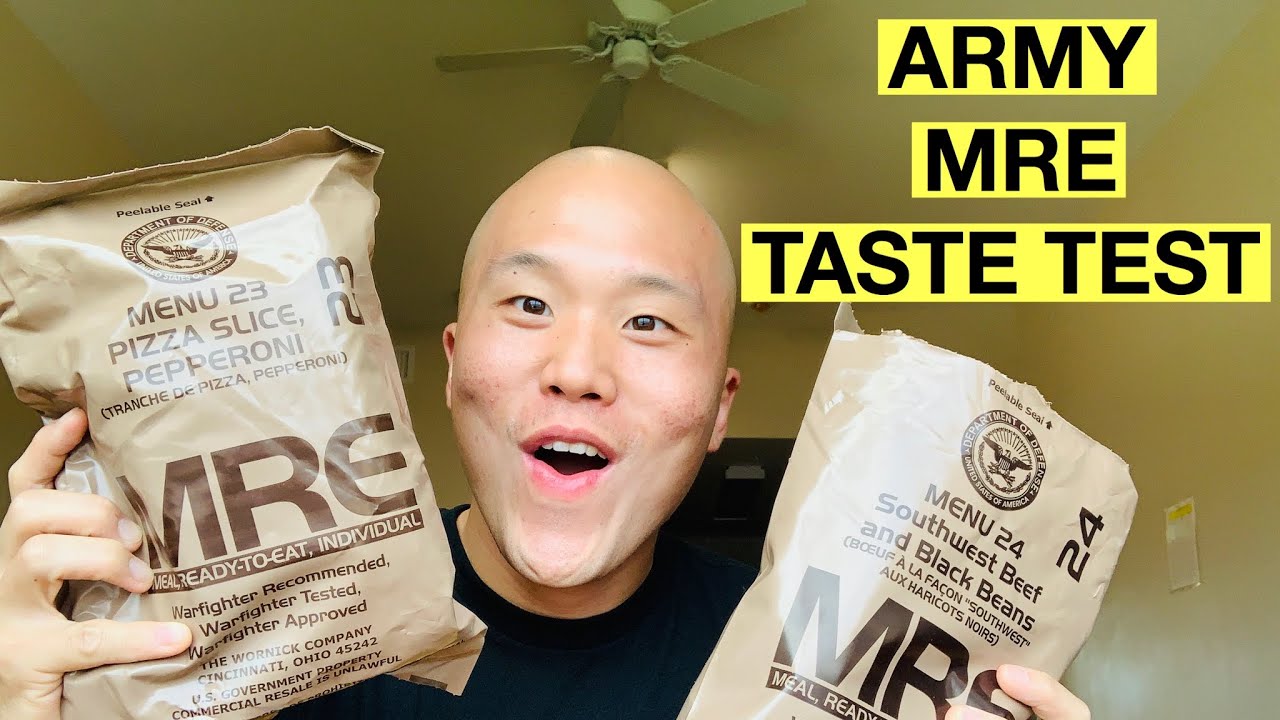 ARMY MRE TASTE TEST - YouTube