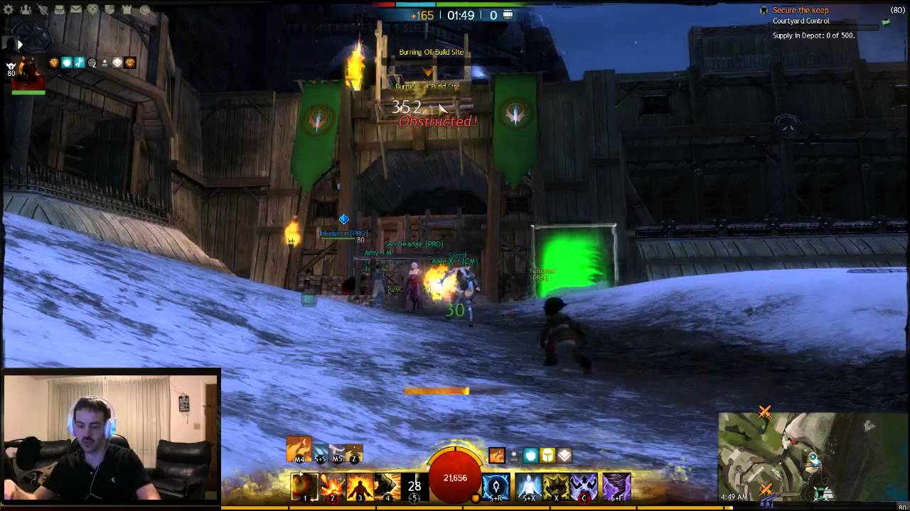 Guild Wars 2 - Level 80 Elementalist WvWvW PvP! Commander! (Part 10 ...