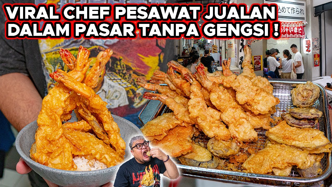 BUANG GENGSI !! CHEF PESAWAT JUALAN DALAM PASAR MALAH VIRAL.. - YouTube