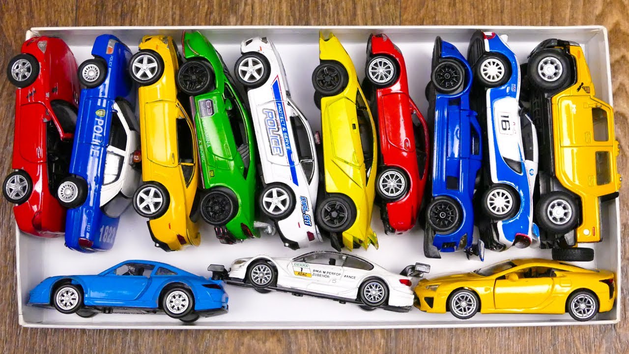 A Full Box Loaded with a Variety of Luxury Diecast Model Cars - YouTube