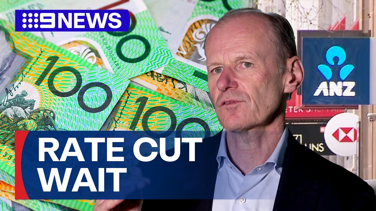 Australians may wait longer for interest rate cuts, according to ANZ CEO | 9 News Australia ...