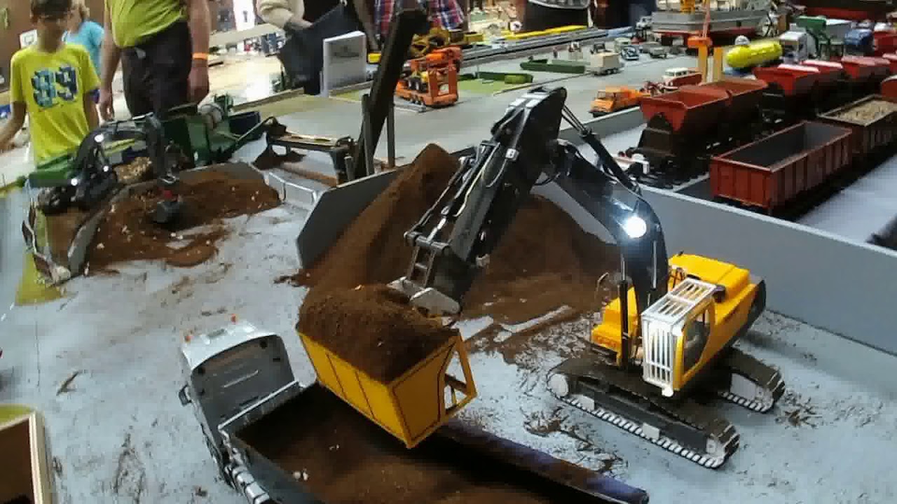 RC HOBBY MINI SCALE 1:32 DUMPER BAGGER DIGGER SPECIAL TOOL - YouTube