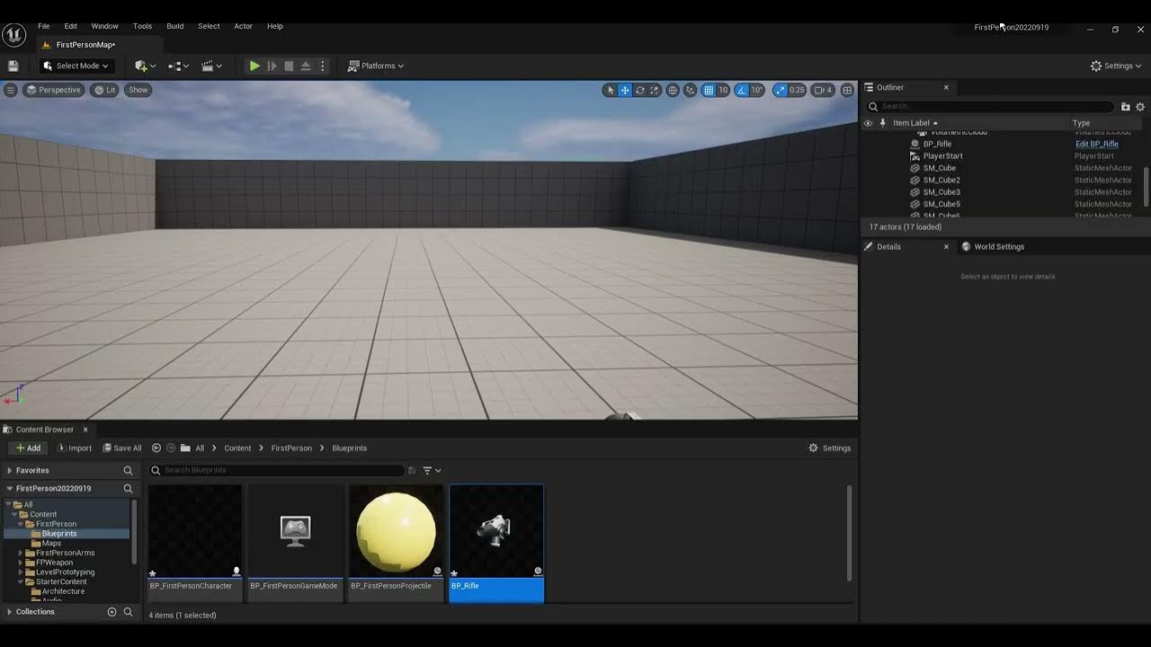 UE5 Blueprints Tutorial 066-4 Stop SpawnActor with Node: Branch - YouTube