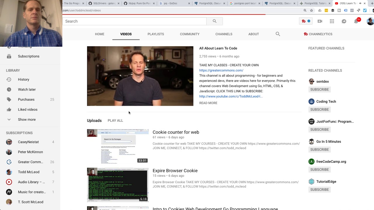 09 postgres learning - YouTube