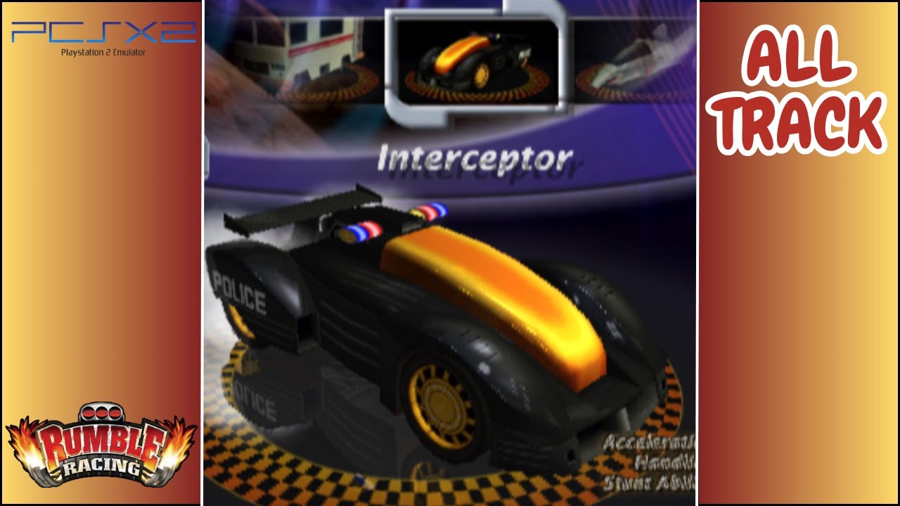 Rumble Racing (PCSX2) - Single Race All Track Interceptor - YouTube