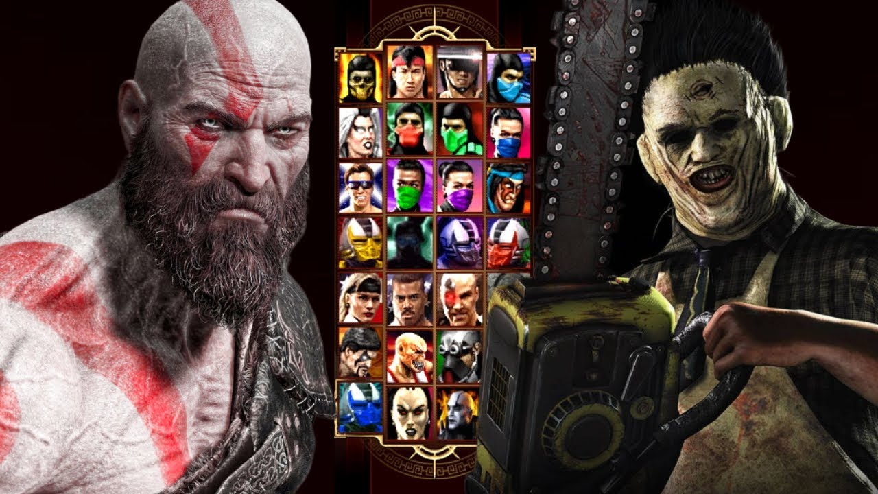 Mortal Kombat 9 - KRATOS X LEATHERFACE MOD - Expert Arcade Ladder ...
