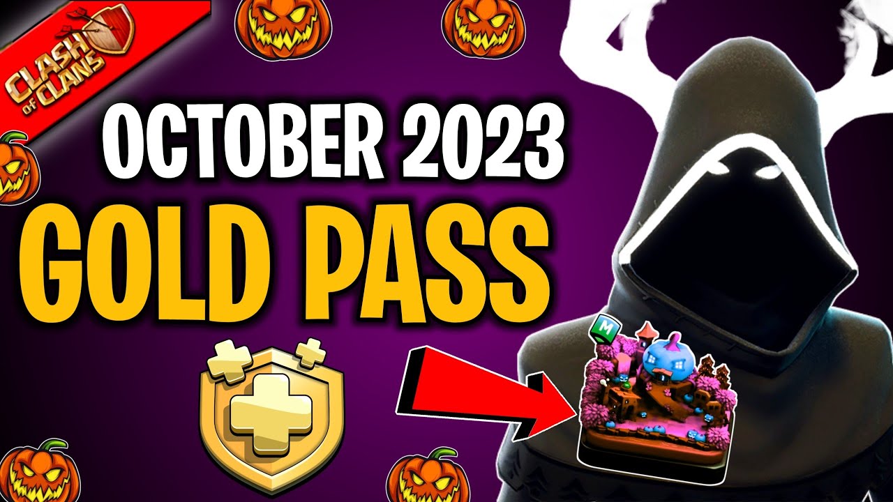 COC OCTOBER 2023 GOLD PASS🤩🔥 - NEW HERO SKIN OR UPCOMING SCENERY IN ...