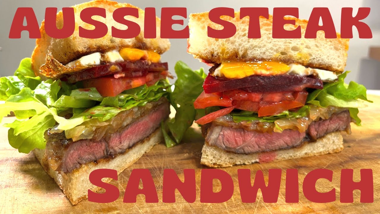 aussie steak sandwich - YouTube