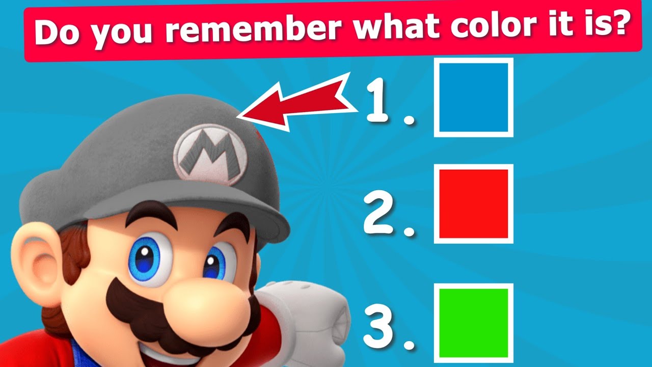 Super Mario Characters Quiz🥸👸🏼How Good Is Your Visual Memory? - YouTube