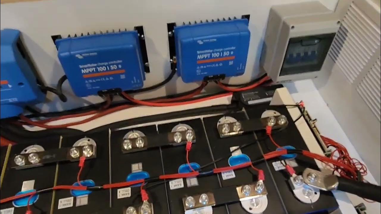 Installing DIY LiFePO4 battery and Inverter in the camper. - YouTube