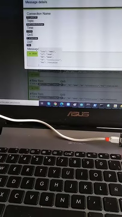 Send json to server via mqtt - YouTube