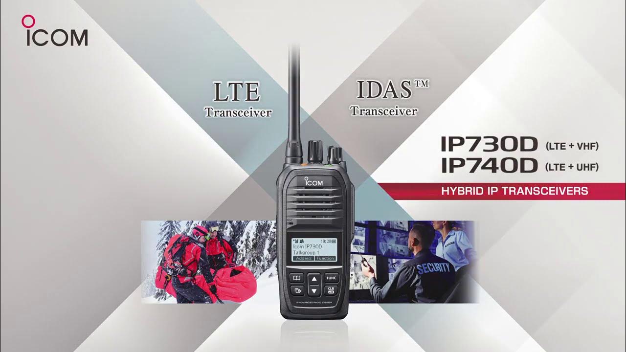Introducing the Icom IP730D Hybrid LTE/Licenced Professional Two Way ...
