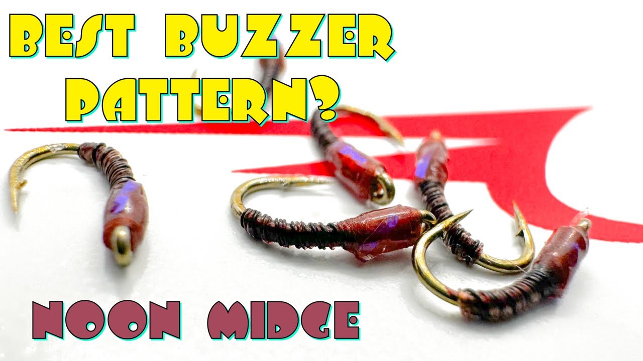 Try THIS Buzzer Fly Pattern// Noon Midge Buzzer Tying Tutorial// Fly ...