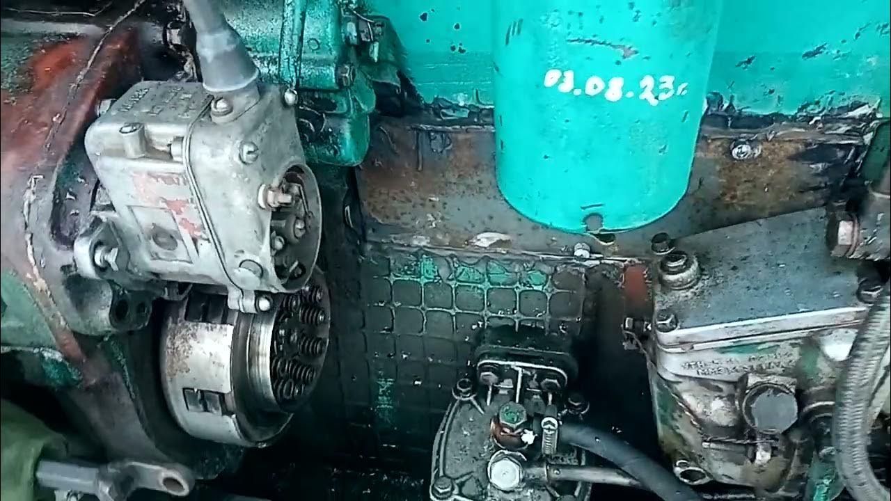 Как собрать сцепление пускача на ЮМЗ-6 и не потерять ни одной гайки ...
