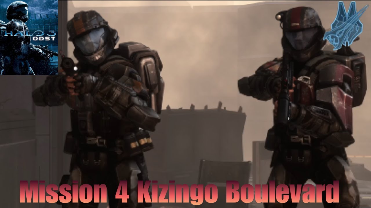 Halo 3 ODST Playthrough Mission 4 Kizingo Boulevard Halo MCC - YouTube