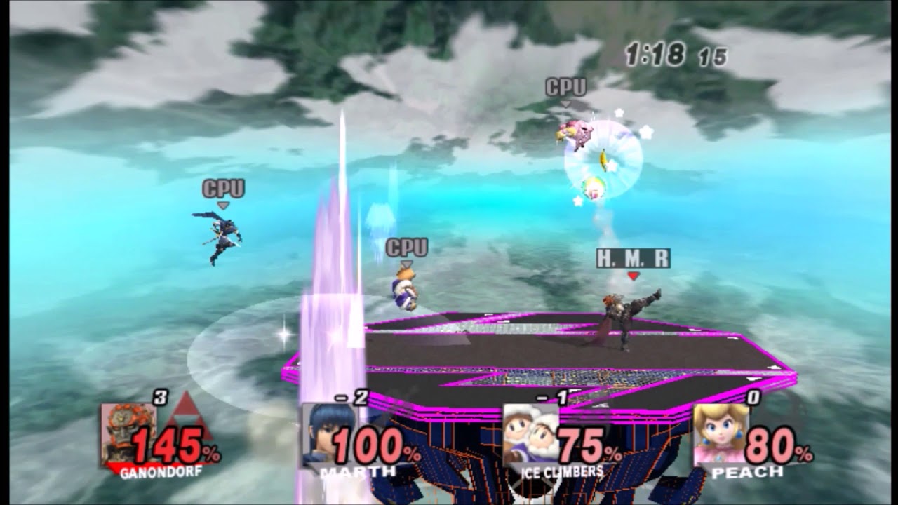 (Super Smash Bros. Brawl Hacks) Stage - Melee - Final Destination ...