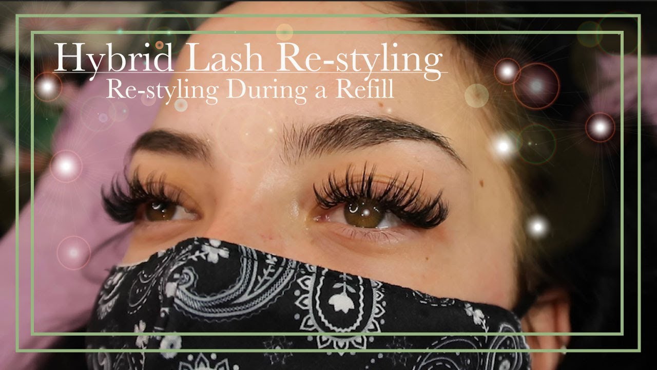 How To Style Wispy Hybrid Sets (re-styling during a fill) - YouTube